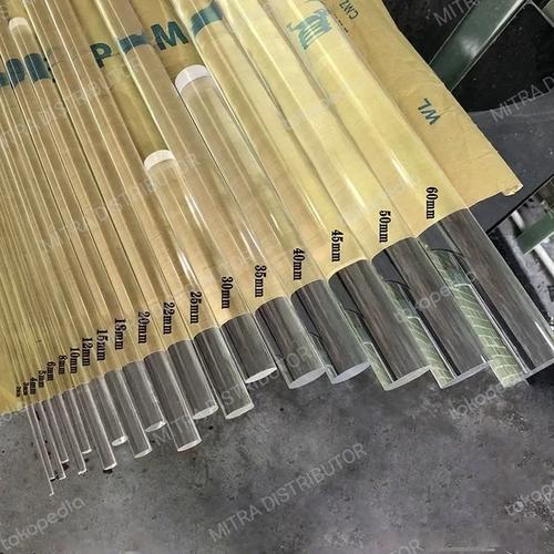 Jual Acrylic Solid Rod Clear Akrilik Padat Bening Batangan Akrilic As ...