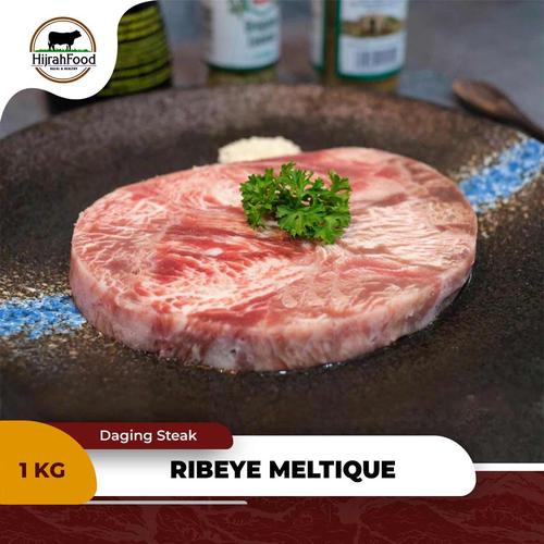 Jual Hijrahfood Ribeye Meltique Beef Steak AUS | Rib-eye Steak - 1 kg ...