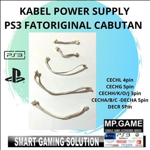 Jual Kabel Soket Power Supply PS3 FAT/ Mesin PS3 FAT PLAYSTATION 3 ...