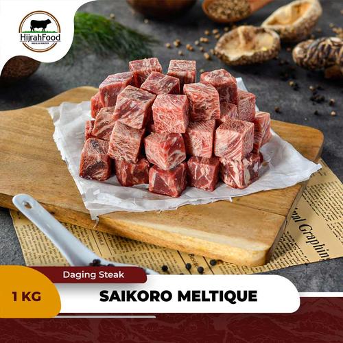Jual Hijrahfood Beef Saikoro Meltique Cubes Premium | Daging Sapi ...