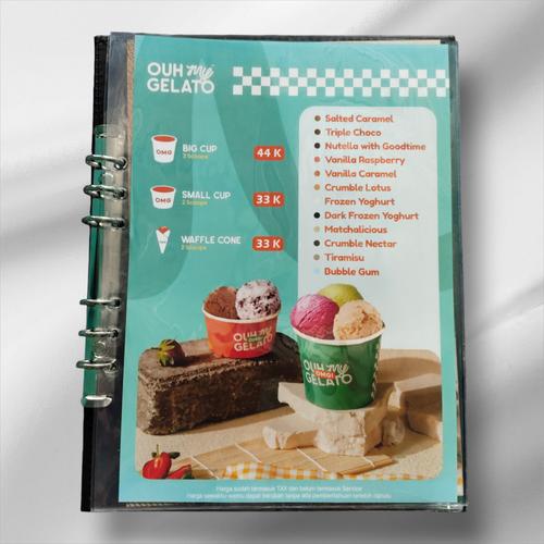 Jual buku menu cafe resto hotel dll ukuran a4 readi - Kota Bandung ...