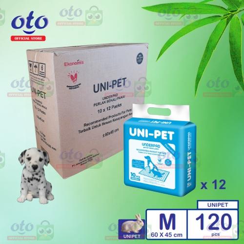 Promo UNIPET Underpad Perlak Hewan Anjing Kucing uk 60x45cm isi 10 x 12 ...