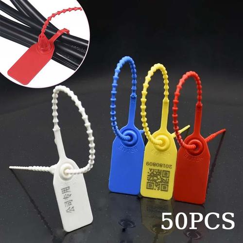 Jual 50pcs Plastik Security Seal Segel/Security Seal/Segel Apar Plastik ...