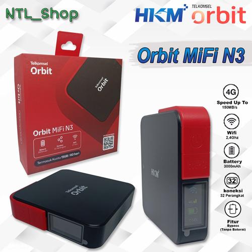 Jual Orbit MiFi N3 HKM M23 Pro Modem WiFi 4G Portable High Speed - Kota ...