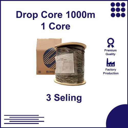 Jual Sterlink Drop Core 1000 m - 1 Core Fiber Drop Wire Fiber Optic ...