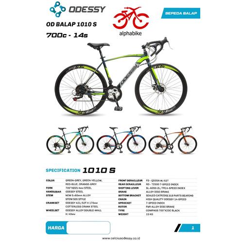 Jual SEPEDA BALAP ODESSY OD 1010S ROADBIKE 700cc 700C ROADBIKE 1010 ...