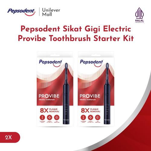 Promo Pepsodent Sikat Gigi Electric Provibe Toothbrush Starter Kit ...