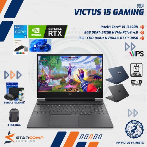 Promo HP Victus 15 FA1788TX i5-13420H RTX3050 16GB 512GB 15.6" FHD ...