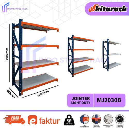 Jual MJ2030 KITARACK LIGHT DUTY TINGGI 3 METER RACK JOINTER 3LAYER ...