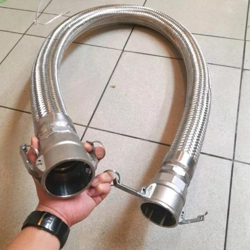 Jual Flexible Hose Koneksi Camlock 2" inch Panjang 200cm Stainless SS ...