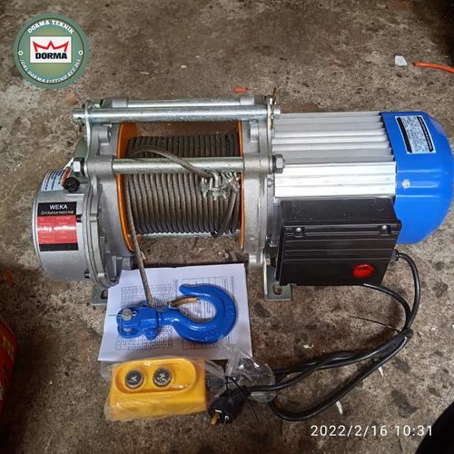 Jual electric winvh hoist 1,2 ton x 50 meter 3phase 380v WEKA GERMANY ...