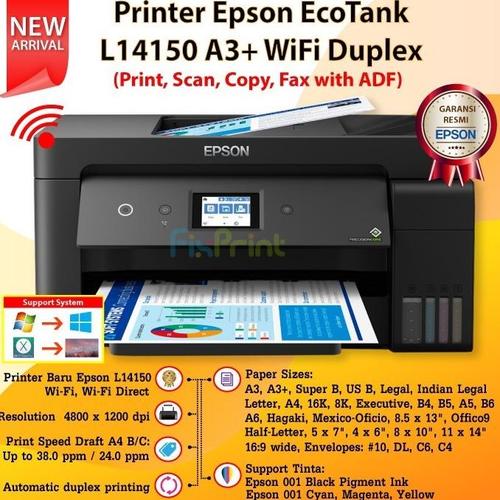 Jual Printer Epson EcoTank L14150 A3+ Wi-Fi Duplex Wide-Format All-In ...