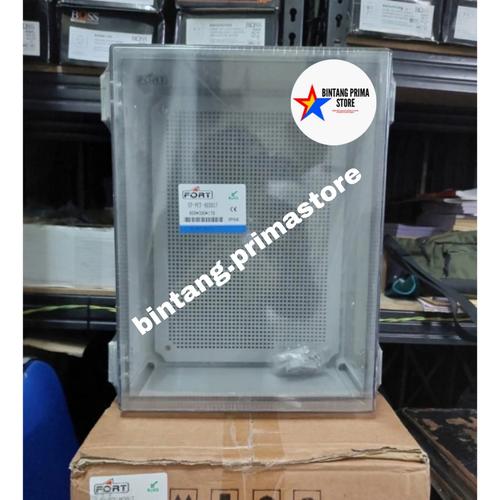 Jual Box Panel Transparan 40x30x17 / Junction Box Cover Transparant ...
