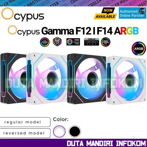 Jual OCYPUS Gamma F12 I F14 ARGB - 120mm I 140mm A-RGB Gaming Cooling ...