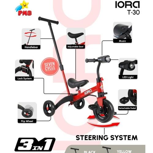 Jual Sepeda Roda Tiga Balance Bike PMB IORA T30 3 IN 1 dorongan ...
