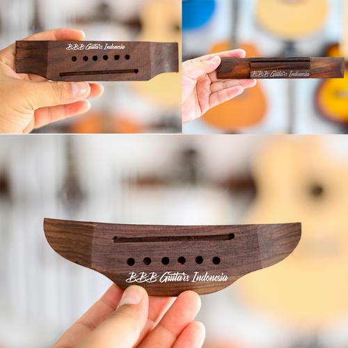 Jual Bridge Gitar Akustik Bahan Kayu Rosewood Kuat dan Ringan - Model ...