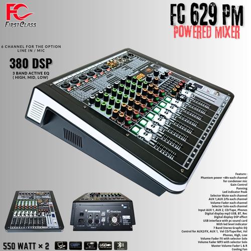 Jual power mixer 6 channel original firstclass fc 629 pm power mixer audio 6 channel - Jakarta ...