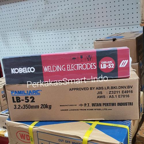 Jual KOBELCO kawat las lb52 3,2mm per 5kg kobe steel familiarc/welding ...
