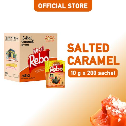 Jual Rebo Kuaci Rasa Caramel 10 Gram - 1 Dus (Isi 200 Sachet) - Coconut ...