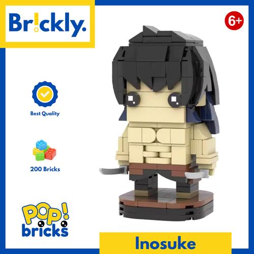 Promo Inosuke - Brickly POP! Bricks Demon Slayer Kimetsu no Yaiba ...