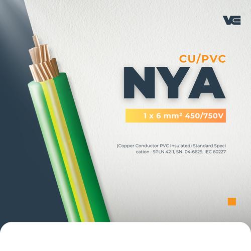 Jual Kabel Listrik Voksel NYA 6 mm2 / 6mm2 / 6 mm / 6mm - Kabel ...
