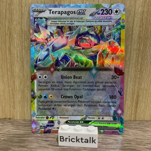 Jual Kartu Pokemon TCG sv7s Terapagos ex RR 141/166 Trading Card Game ...