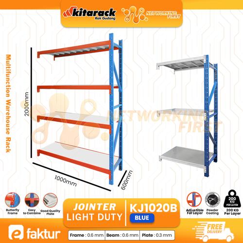 Jual KJ1020 - Rak Gudang Jointer Light Duty Frame Biru KS Series 200kg ...