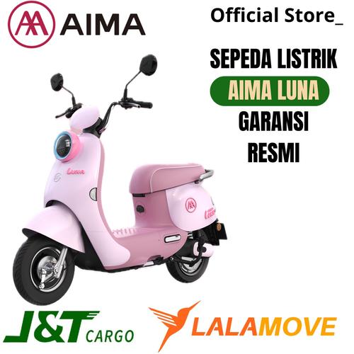 Jual SEPEDA LISTRIK AIMA LUNA - GARANSI RESMI - PINK - Kota Tangerang ...