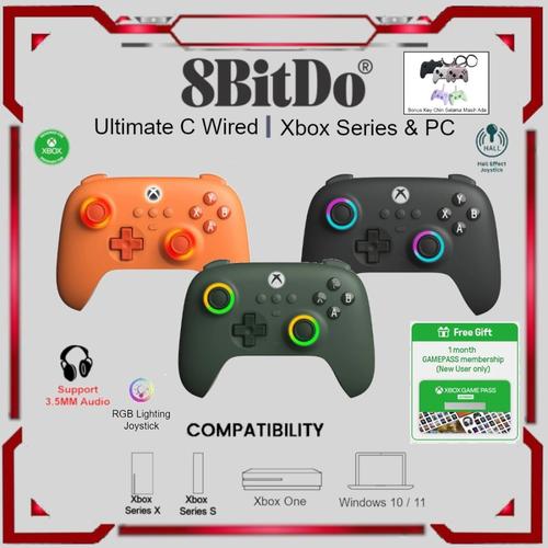 Jual 8Bitdo Ultimate C Wired Controller Hall Effect Stick Gamepad Xbox Series X / S / Xbox One ...