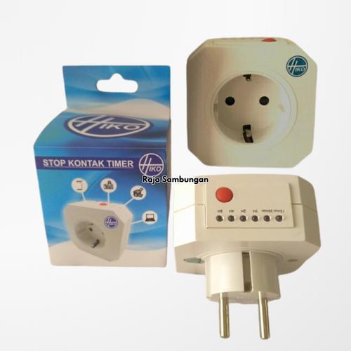 Jual Stop kontak Timer Digital 3000 Watt HIKO Adaptor Colokan Listrik ...