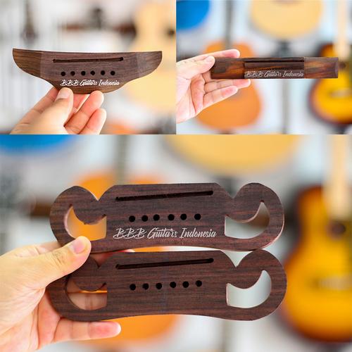 Jual Bridge Gitar Akustik Model Gibson Bahan Kayu Rosewood Kuat dan ...