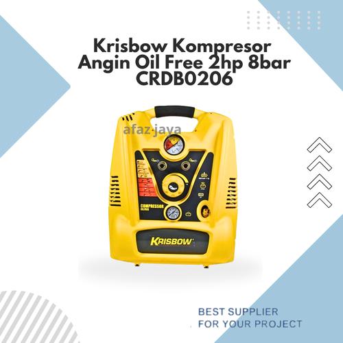 Jual KRISBOW Kompresor Angin Oil Free 2hp 8bar Crdb0206 Compressor ...