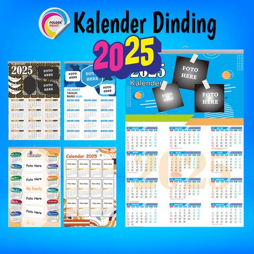 Promo Cetak Kalender Custom A3 Foto Sendiri Terbaru - KD-01, AP 150 Gsm ...