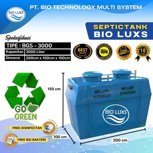 Jual Septic Tank Bio, Biotech, Biofil, Bioluxs,BGS 3000 liter - Kota ...
