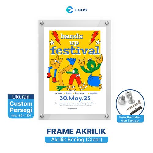 Jual Frame Foto Akrilik Custom Bingkai Display Poster Acrylic ...