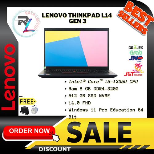 Jual Lenovo ThinkPad L14 Gen 3 with Intel i5 12th and 8GB RAM and Windows 11 - Jakarta Pusat ...