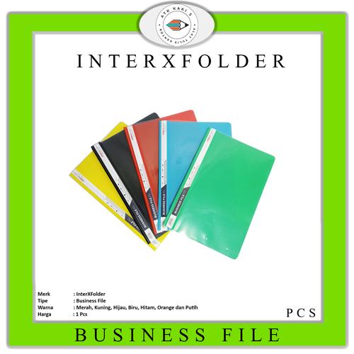 Jual INTERXFOLDER - Business File Map Plastik Ukuran F4 Warna - Pcs ...