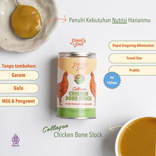 Jual Collagen Chicken Bone Stock Paul 'n Pot 150ml Kaleng - Kota ...
