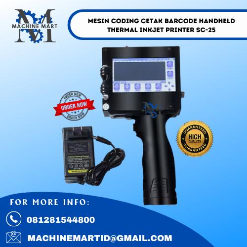 Jual Mesin Coding Cetak Barcode Handheld Thermal Inkjet Printer SC-25 ...