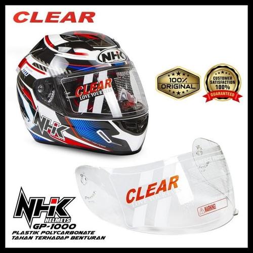 Jual KACA HELM VISOR HELM CLEAR NHK GP 1000 NHK GP TECH GM INTEGRA ...