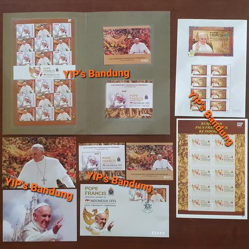 Jual Filateli perangko indonesia PAUS FRANCIS / POPE FRANCIS 2024 ...