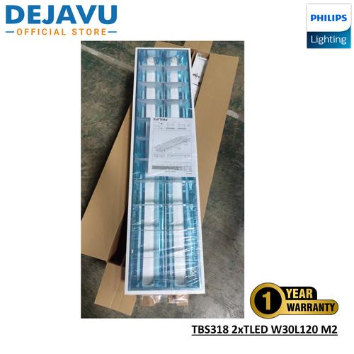 Promo Armatur/Rumah Lampu/Fitting Lampu Philips T8 TBS318 2xTLED ...