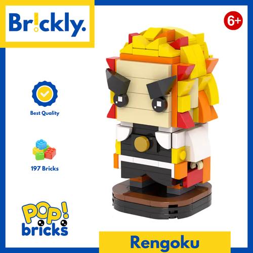 Promo Brickly POP! Bricks Demon Slayer: Kimetsu no Yaiba Mainan Balok ...