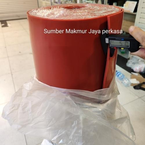 Jual Rubber Sheet Silicone Merah 5mm x 100cm x 50cm ( Rubber Red ...