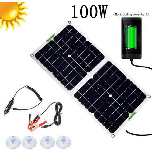 Jual PORTABLE SOLAR PANEL 100W FOLDABLE TENAGA SURYA MATAHARI 100 WATT ...