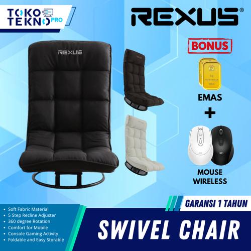 Promo Rexus Swivel RFC01 / RFC-01 Gaming Floor Chair Garansi Resmi ...