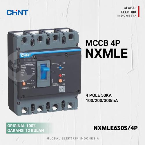 Jual MCCB / RCCB / RCBO 4P 400A 50kA 100/200/300mA Breaker NXMLE-400S/4P 400A CHINT 948664 ...