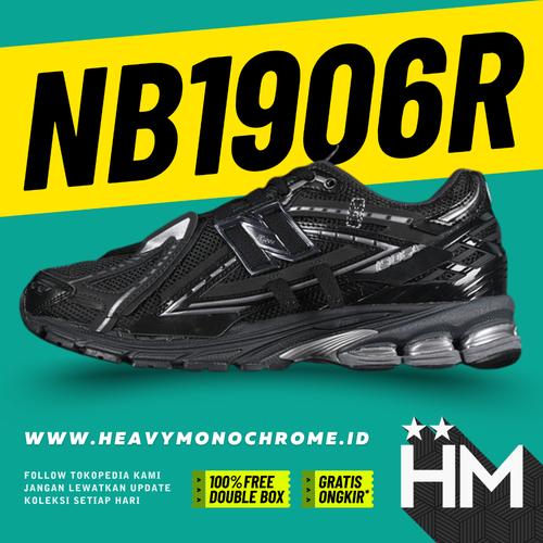 Jual NB Balance 1906R Black Dark Silver Sneaker M1906AF (Size 36-45 ...