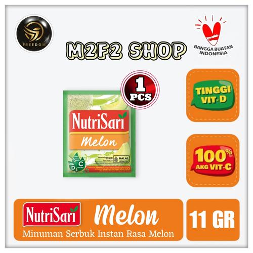 Jual NutriSari Minuman Serbuk Instant Rasa Melon Sachet- 11 gr (Harga ...