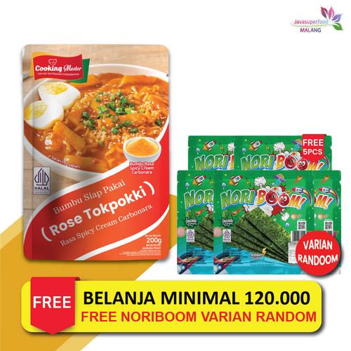 Jual Bubuk Saus Tokpokki \ Rose Tteokbokki \ Spicy Cream Carbonara Tteokbokki 200G - Kota Malang ...